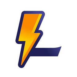 Lightning Bolt Letter L Vector Images (83)