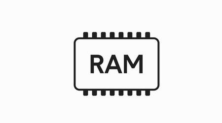 Ram memory icon set Royalty Free Vector Image - VectorStock