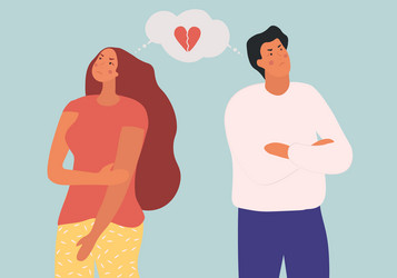 Couple Break Up Vector Images (over 760)