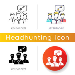 Team work sign red icon inside black Royalty Free Vector
