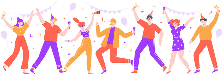 Best birthday party Royalty Free Vector Image - VectorStock