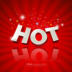 Hot spicy text style effect editable graphic Vector Image