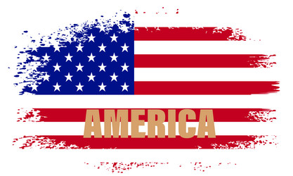 American flag Royalty Free Vector Image - VectorStock