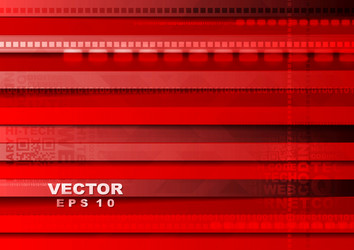 Abstract red tech background Royalty Free Vector Image