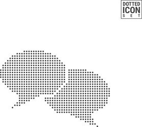 Chat dot pattern icon speech bubbles dotted Vector Image