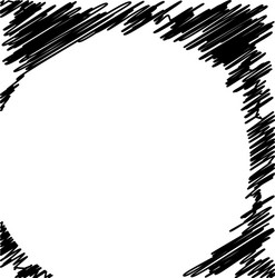 Grunge black ink border frame background Vector Image