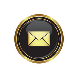 Golden Email Icon Vector Images (over 1,500)