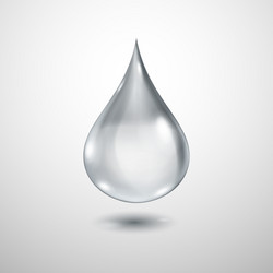 Water drop Royalty Free Vector Image - VectorStock