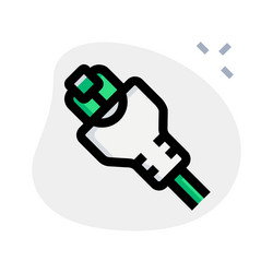 Ethernet cable used for wired network connection Vector Image