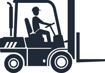 Forklift icon Royalty Free Vector Image - VectorStock