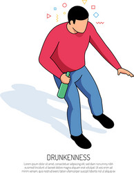 Drunk people Royalty Free Vector Image - VectorStock