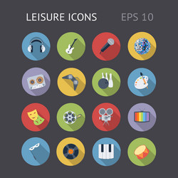 Icons for technology Royalty Free Vector Image