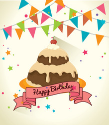 Happy birthday design Royalty Free Vector Image