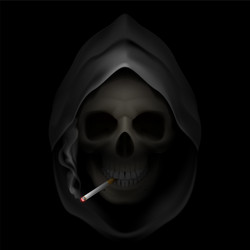 Smoking Skull Kills Vector Images (over 120)