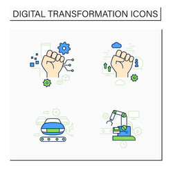 Digital Transformation Icons Vector Images (over 3,900)