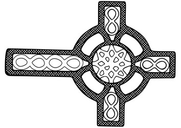 Sketch crosses ornate medieval heraldic crucifix Vector Image