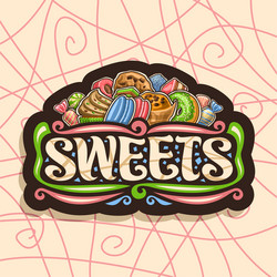 Logo for sweets Royalty Free Vector Image - VectorStock