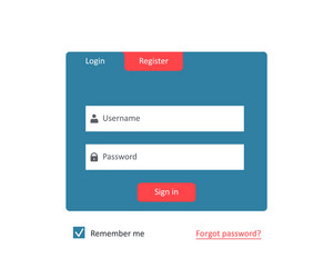 Sign up page purple gradient registration form Vector Image