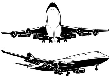 Airplane Outline Vector Images (over 49,000)