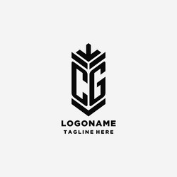 Cg Monogram Logo Vector Images (over 2,300)