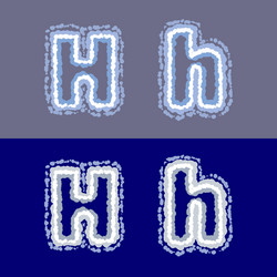 Smoke Font Letter H Vector Images (over 120)