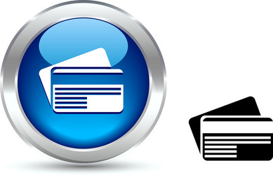 Card 3d button Royalty Free Vector Image - VectorStock