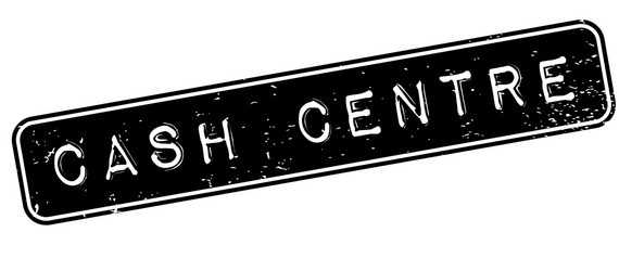 Cash centre rubber stamp Royalty Free Vector Image