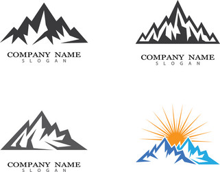 Mountain symbol Royalty Free Vector Image - VectorStock