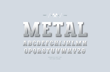 Silver Font Chrome Vector Images (over 4,200)