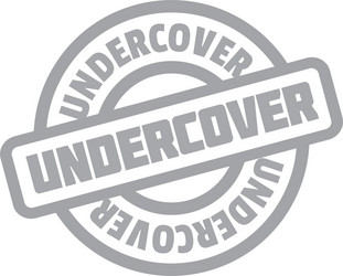Undercover rubber stamp Royalty Free Vector Image