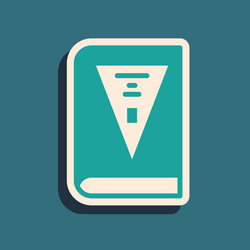 Green 26 november india constitution day icon Vector Image