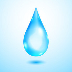 Water drop and leaf Royalty Free Vector Image - VectorStock