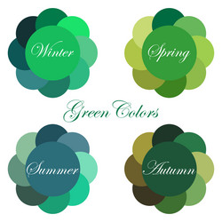 Neutral colors seasonal color analysis palettes Vector Image