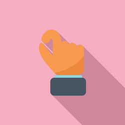 Take hand gesture icon flat sign pose Royalty Free Vector