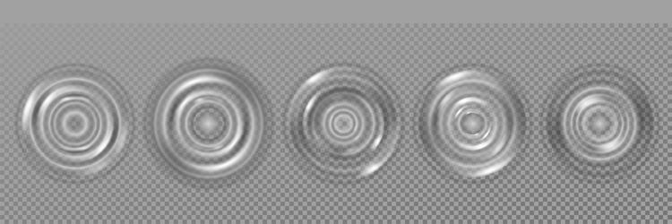 Ripple water wave splash motion effect Royalty Free Vector