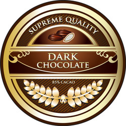 Chocolate packaging design Royalty Free Vector Image