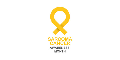 Sarcoma cancer awareness month concept horizontal Vector Image