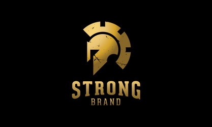 Strong gorilla gym logo Royalty Free Vector Image