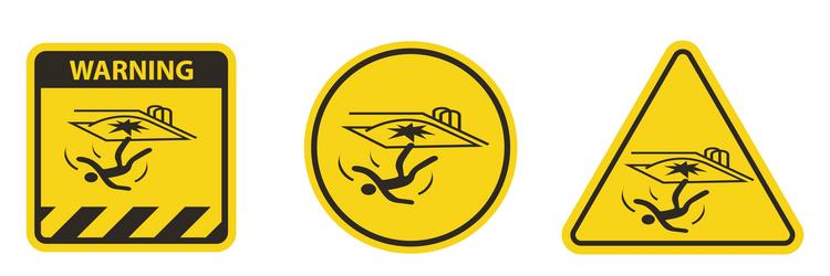 Fall Hazard Sign Vector Images (over 3,000)