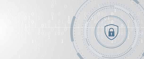 Cyber security technology background Royalty Free Vector