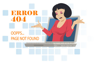 Failure smartphone for internet and mobile Vector Image