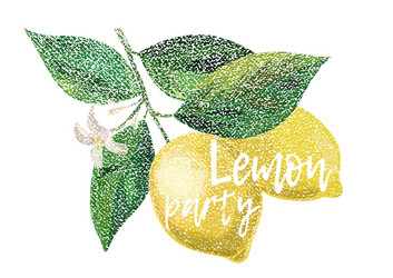 Fresh lemon juice Royalty Free Vector Image - VectorStock