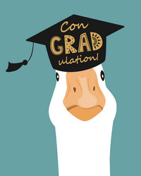 Graduation class ceremony 2020 greeting cards Vector Image