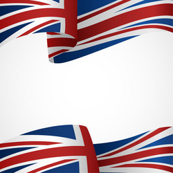 British flag frame Royalty Free Vector Image - VectorStock