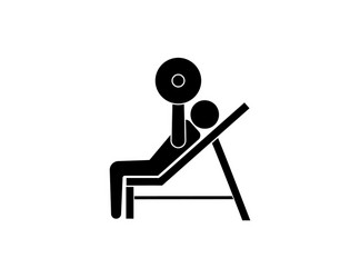 Incline Dumbbell Press Vector Images (30)