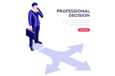People making choices between two Royalty Free Vector Image
