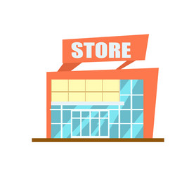 Store icon design Royalty Free Vector Image - VectorStock