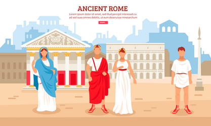Ancient rome Royalty Free Vector Image - VectorStock