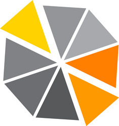 Business solutions logo design template Royalty Free Vector