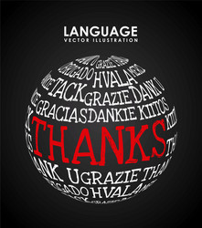 Language poster design Royalty Free Vector Image